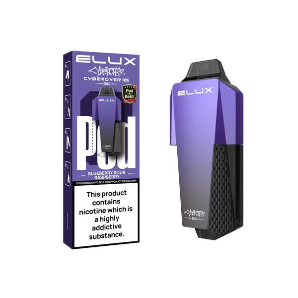 Shop blueberry sour raspberry Elux Cyberover 6000 Replacement Pods ...