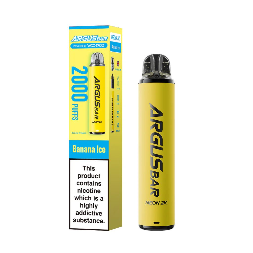 Argus Bar Neon 2000 Prefilled Pod Kit Pack of 10 – Vape Wholesale