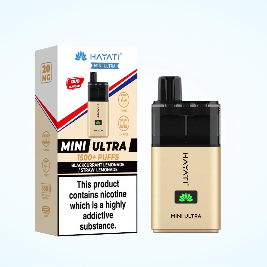 Hayati Mini Ultra 1500 Pre-Filled Vape Kit – Vape Wholesale