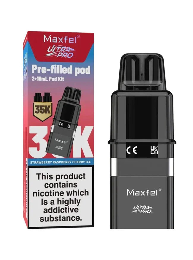 Maxfel Ultra Pro 35k Prefilled Pods I Box Of 5 – Vape Wholesale